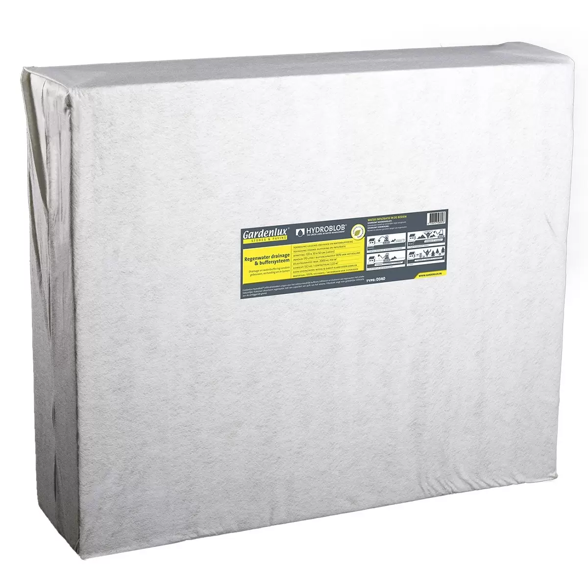 Hydroblob D340 120x30x100 - GroenRijk de Wilskracht