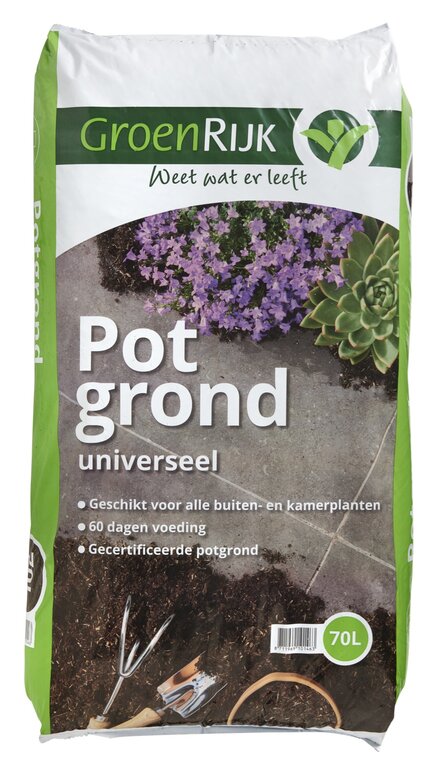 Potgrond universeel - Tuinaanleg - GroenRijk de Wilskracht