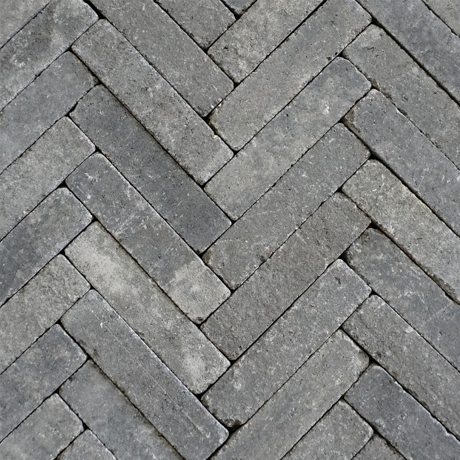 Retrostones Plus grijs/zwart 5x20x6 - GroenRijk de Wilskracht
