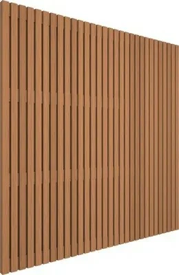 Thermovision Ayous geschaafd latten scherm, recht horizontaal/verticaal ...
